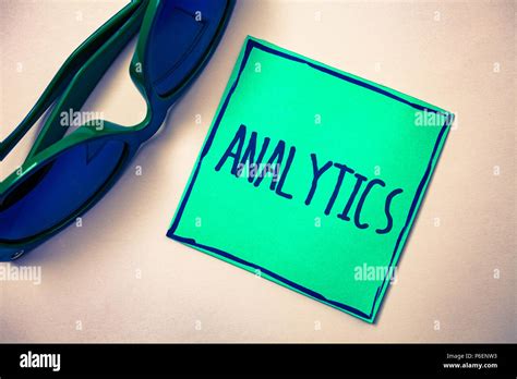 Word Writing Text Analytics Business Concept For Data Analysis Financial Information Statistics