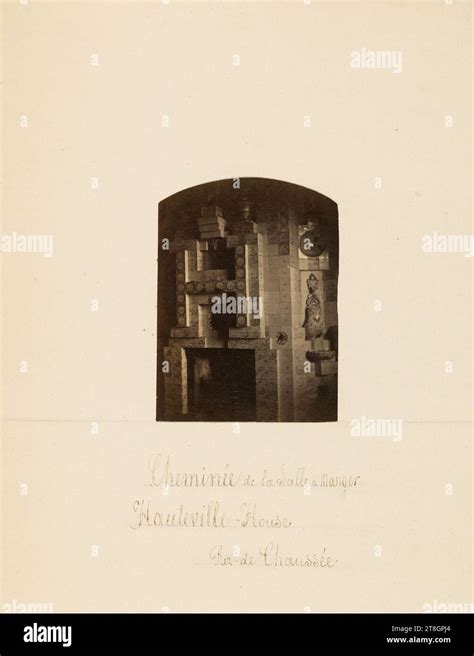 Reportage By Edmond Bacot At Hauteville House The Fireplace In The