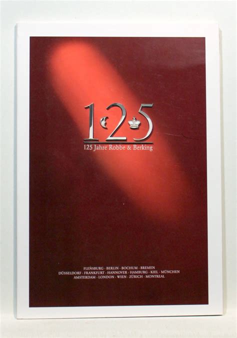 125 Jahre Robbe And Berking Bogjensendk