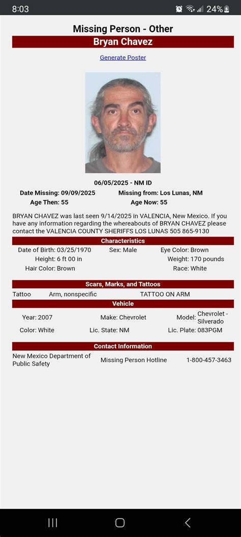 Missing Missing Girls And Young Women From New Mexico