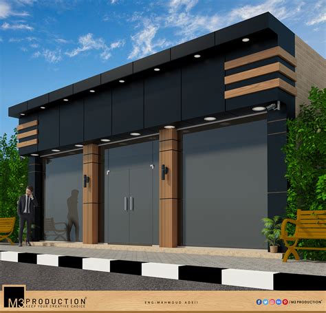 Exterior Design For Commercial Store © On Behance