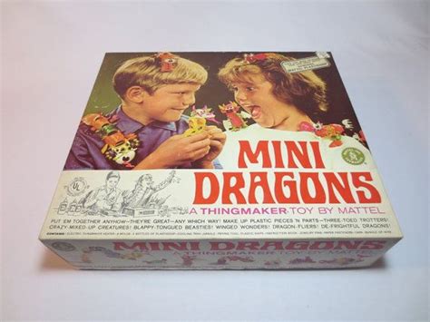 Mini Dragons Thingmaker With Heating Unit Mattel 1964 Etsy Mini Dragon Mattel Mini
