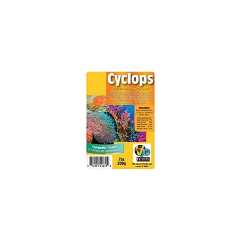V2o Cyclops Frozen Food 100g Blister Local Sales Only Keepin It Reef
