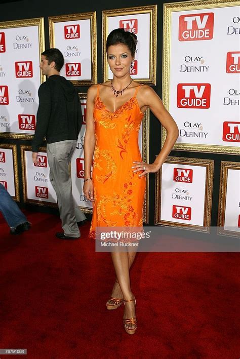 Adrianne Curry Halle Berry Orange Dress Charlize Theron Orange Dress