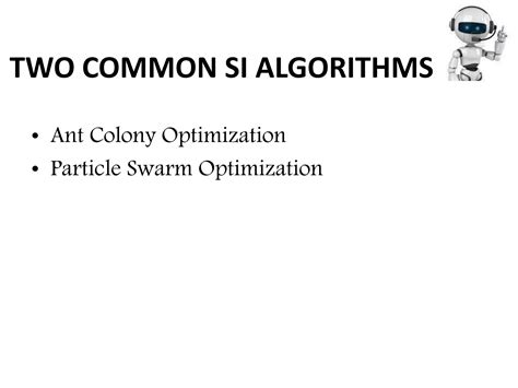Swarm Intelligence Ppt Free Download
