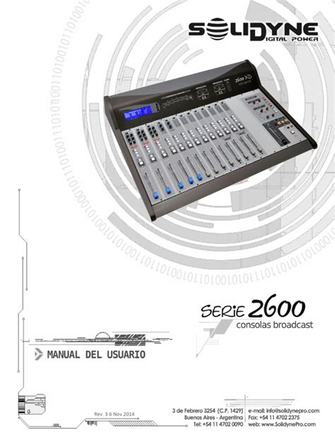 Solidyne 2600 Pdf Micrófono Transmisor