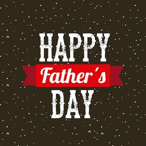 Premium Vector Happy Father Day Card