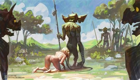 Princess Zelda And Bokoblin The Legend Of Zelda And 1 More Drawn By