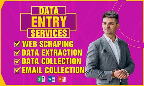 Do Web Scraping Data Extraction Email Collection Data Entry And Web