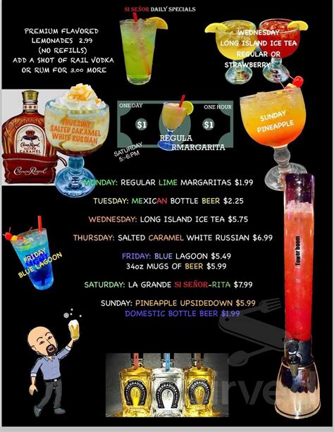 Si Señor Mex Mex Grill Menu In Granite City Illinois Usa