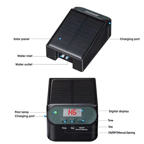 Yeyngqc Garden Mini Solar Timer Watering System Solar Powered Automatic