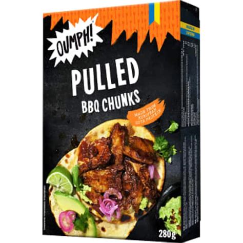 Oumph Pulled Bbq Chunks Fryst Frozen Bbq Chunks 280 G Swedishness