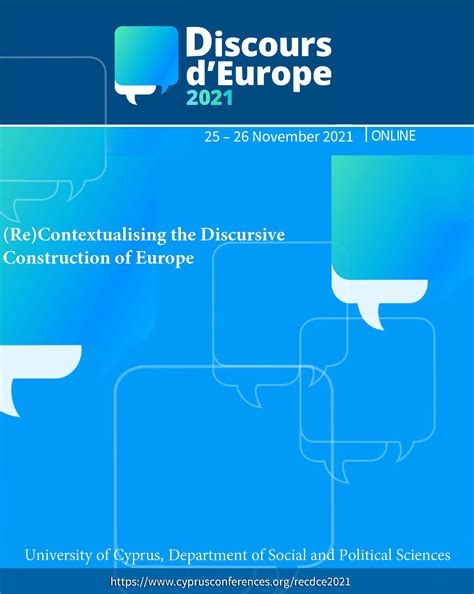 Recontextualising The Discursive Construction Of Europe