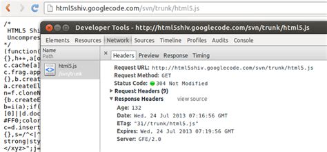 Javascript Html5shiv Only Works When In Head Section Stack Overflow