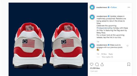 Nike Yanks Betsy Ross American Flag Shoe At Colin Kaepernicks Urging
