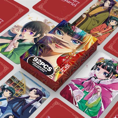 พร้อม 1 กล่อง 60 ชิ้น Photocard Lomo Card Maomao Jinshi Anime The