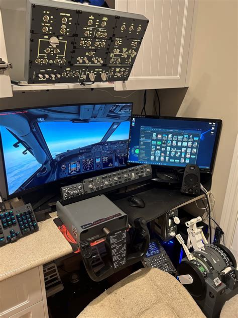 Post Your Cockpit Pictures Here 1545 By Gregtww1004 Home Cockpit Builders Microsoft