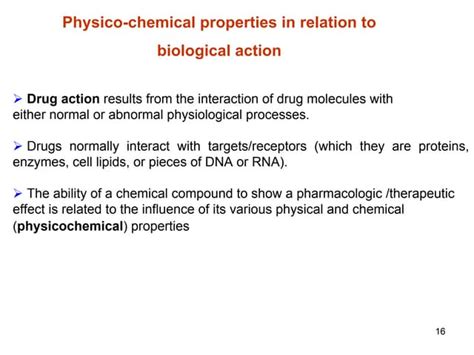 Physicochemical Properties Of Drug Ppt