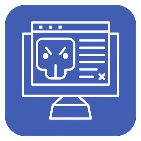 Premium Vector Computer Hacked Vector Illustration