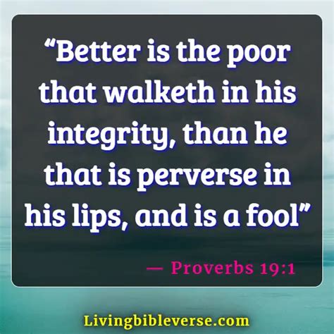 Biblical Quotes About Integrity