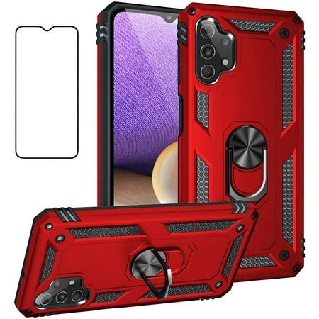 For Samsung Galaxy A32 4g Case With Tempered Glass Screen Protector360