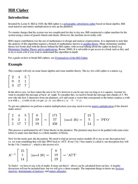 Ciphers Pdf Cipher Cryptanalysis