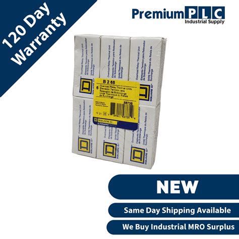 Square D Overload Chart Type B