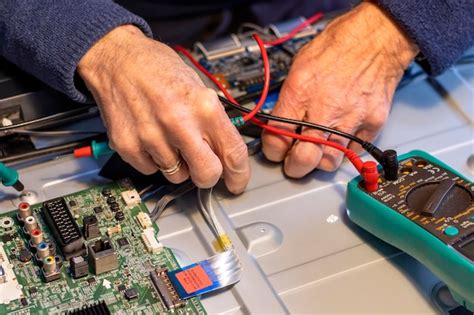 Premium Photo Senior Electronics Technician Working In The Field Of