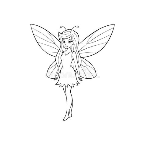 Charming Winged Sprite Drawing An Adorable Fantasy Creature With