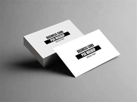 Realistic Paper Presentation Card Template Premium Ai Generated Psd