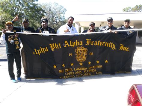 Mu Zeta Lambda Chapter Alpha Phi Alpha Fraternity Inc Chartered