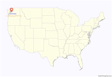 Map Of Enumclaw City Thong Thai Real