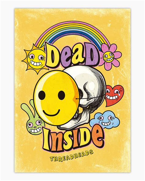 Dead Inside Art Print Threadheads Exclusive