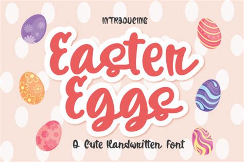 Easter Eggs Font Font Canyon