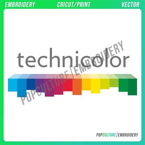 Technicolor Logo Vector Pop Pop Culture Vector Logo