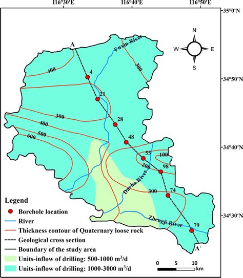 Hydrogeological Map Of The Study Area Data Were Revised From The