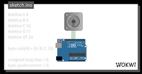 Simpele Steppermotor Wokwi Esp32 Stm32 Arduino Simulator