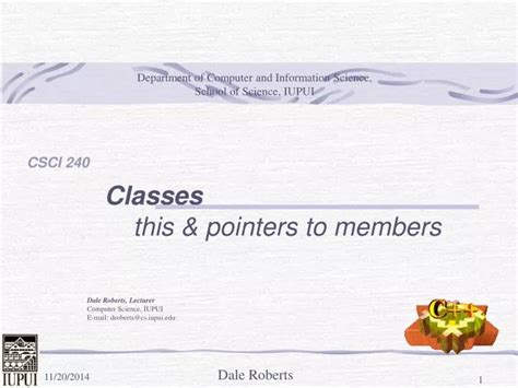 Ppt Classes This And Pointers To Members Powerpoint Presentation Id