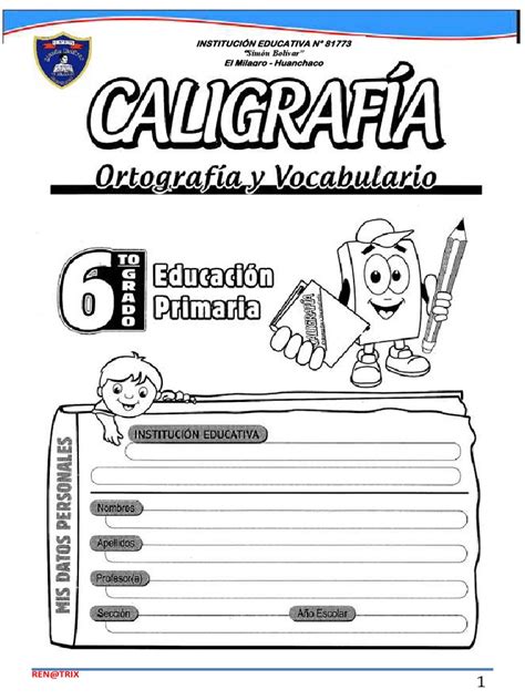 6º Caligrafia Pdf