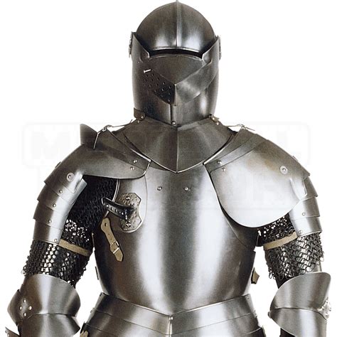 Men At Arms Full Suit Of Armor Me 0025 By Medieval Armour Leather