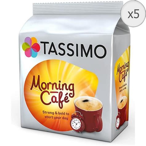 Set 5x Capsule Cafea Tassimo Morning Cafe 80 Bauturi X 215 Ml 80