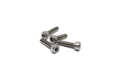 Stainless Steel Metric Thread Socket Head Cap Screw 10 Pack 3d