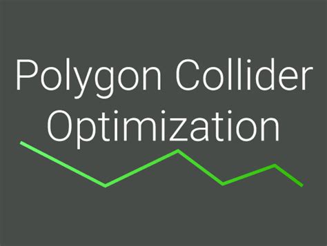 Collider2d Optimization 物理エンジン Unity Asset Store