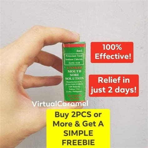 Gamot Sa Singaw 4ml Canker Mouth Sore Solution Debacterol Like C28