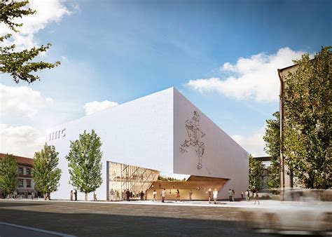 Libeskind Designs White Concrete Museum For Lithuanian Art