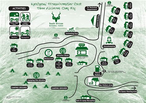 Maps Kgalagadi Transfrontier Park Sanparks