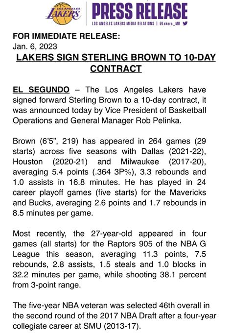 Its Official R Lakers