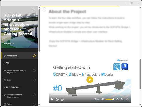 Getting Started Sofistik Bridge Infrastructure Modeler