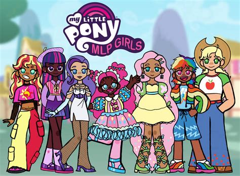 Mlp Girls Mane Six By Edenhodgson On Deviantart