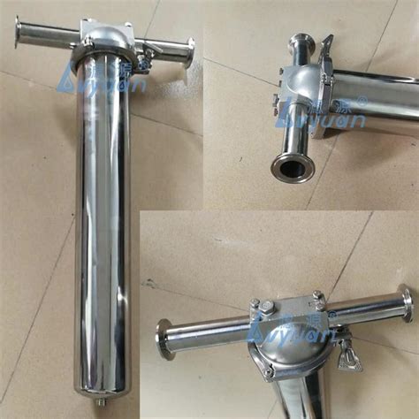 Stainless Steel High Pressure Inline Water Filter Housing For Purify